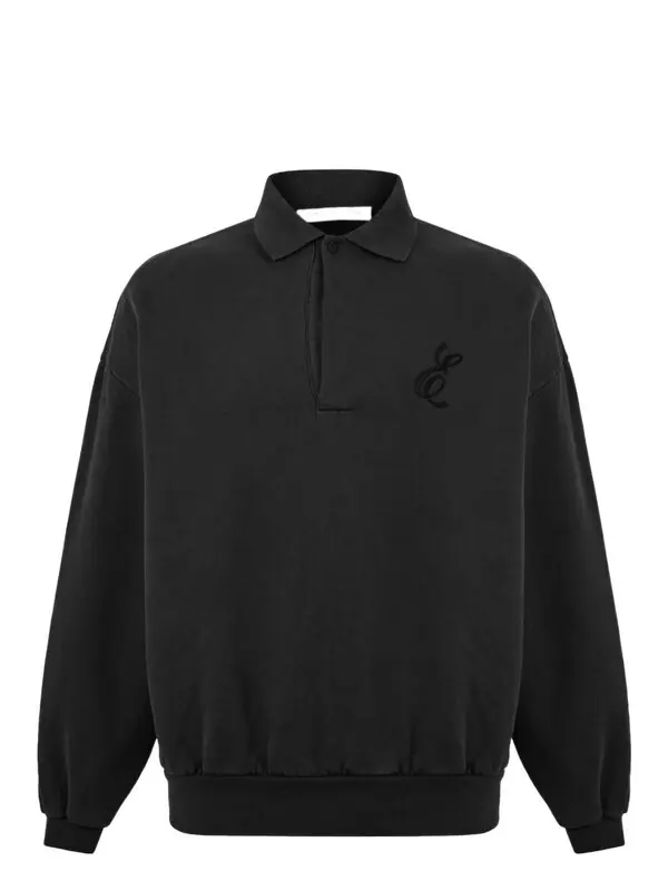 Fear Of God Fge Script Polo Sn62 - Black