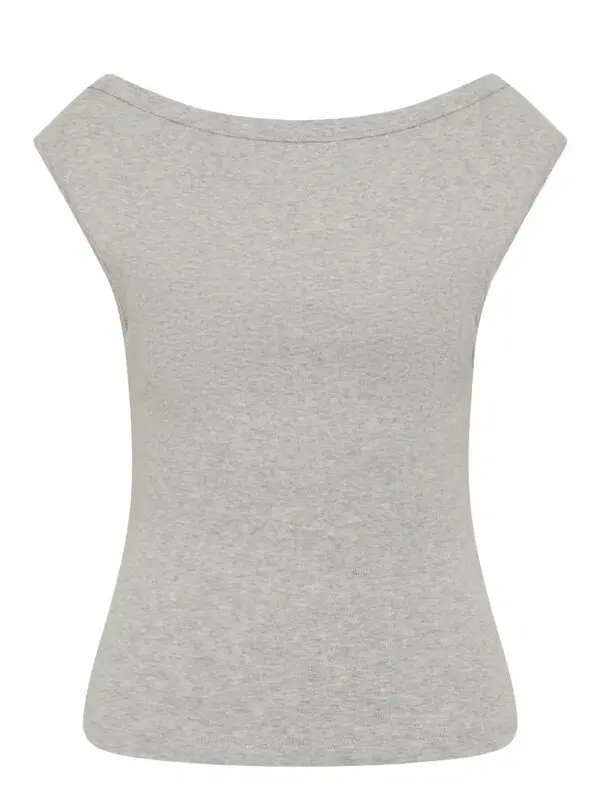 ST. AGNI Ballerina Top - Gray