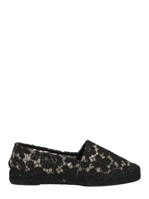 Dolce & Gabbana Lace Espadrilles - Black