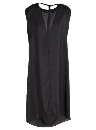 MAISON MARGIELA Sleeveless Slim Fit Dress - Black