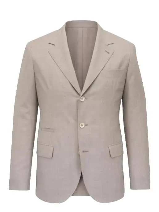 Brunello Cucinelli Button Jacket - Nude