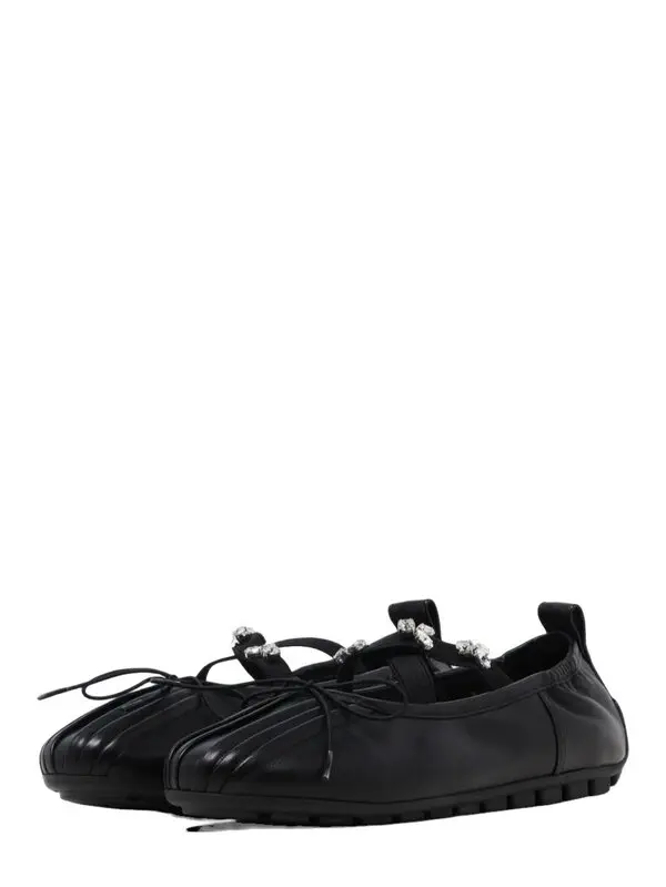 Simone Rocha Embellished Ballet Flats - Black