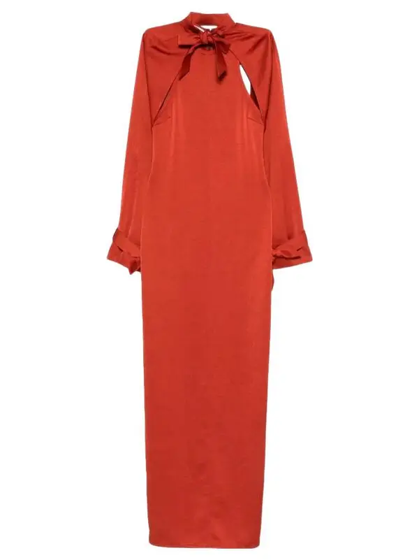 Nanushka Detachable Bolero Maxi Dress - Red