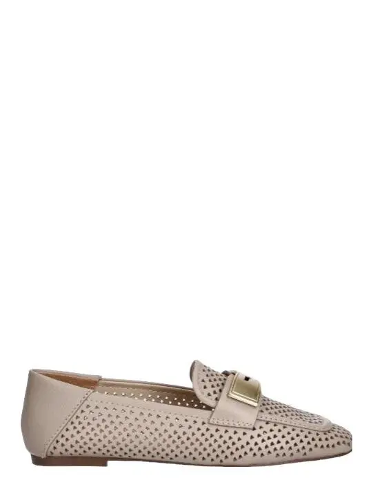 Liu Jo Perforated Loafers - Nude