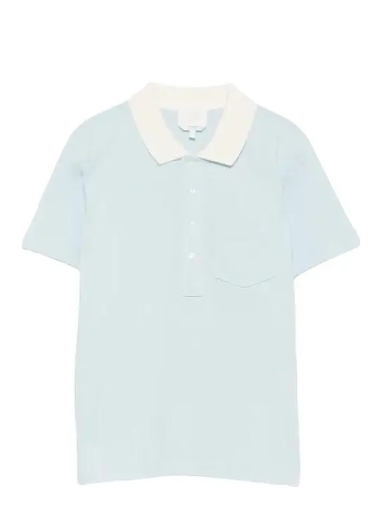 A.p.c. Half-button Polo Top - Blue