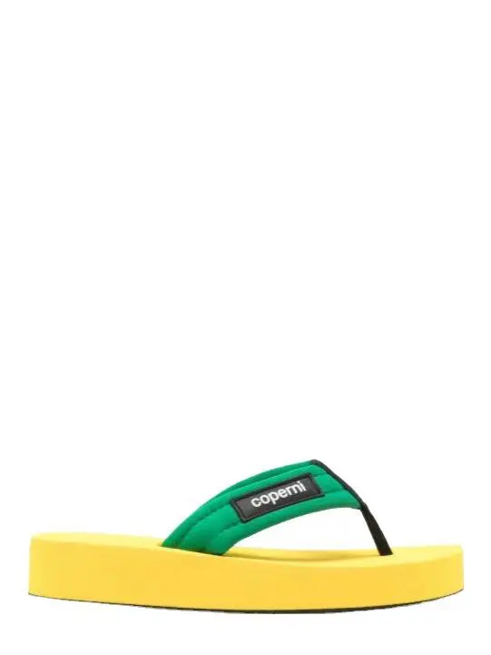 Coperni Foam Flip Flops - Yellow