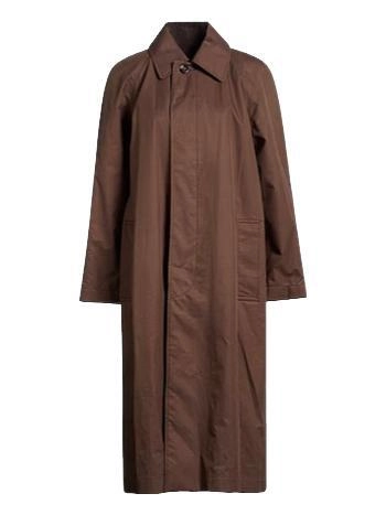 Burberry Long-sleeve Plain Twill Trench Coat - Green