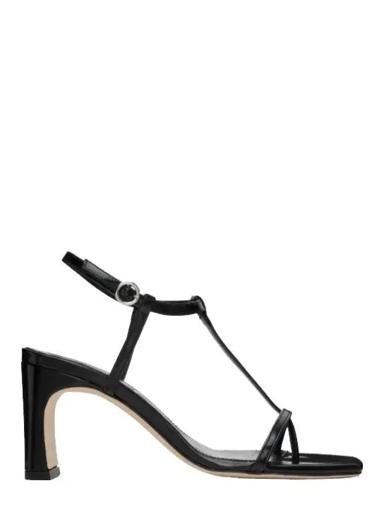AeydĒ Hilma Leather Crisscross Sandals - Black