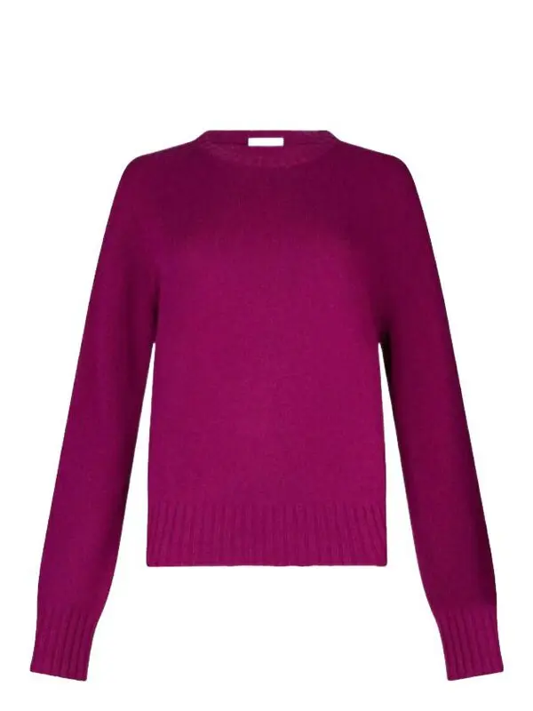 Liu Jo Ribbed Crew-neck Sweater - Purple