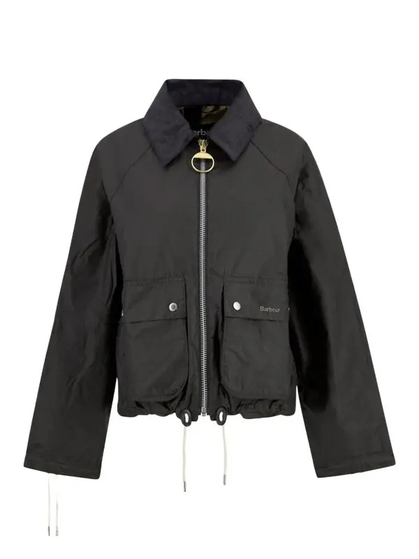 Barbour Waxed Cotton Jacket - Black