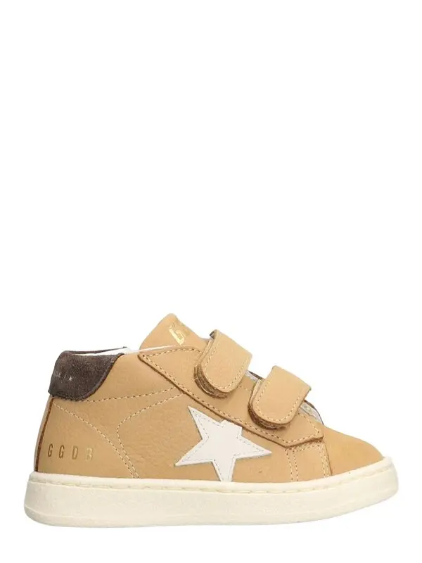 GOLDEN GOOSE June Ballstar Leather Sneakers - Nude
