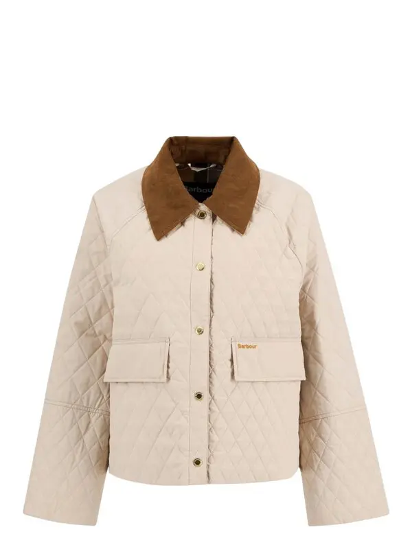 Barbour Kirby Quilted Jacket - Nude