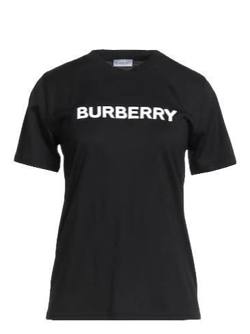 Burberry Logo Print T-shirt - Black