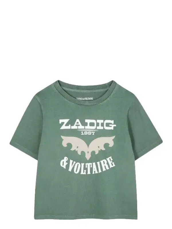 Zadig&Voltaire Logo Print T-shirt - Green