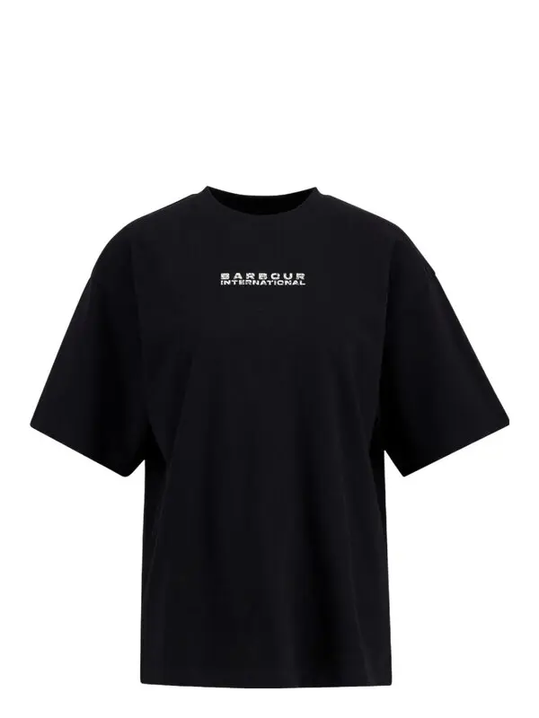 Barbour Logo Crew Neck T-shirt - Black