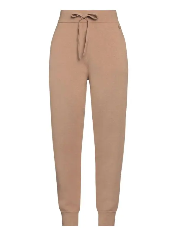 Burberry Knitted Jogger Trousers - Camel