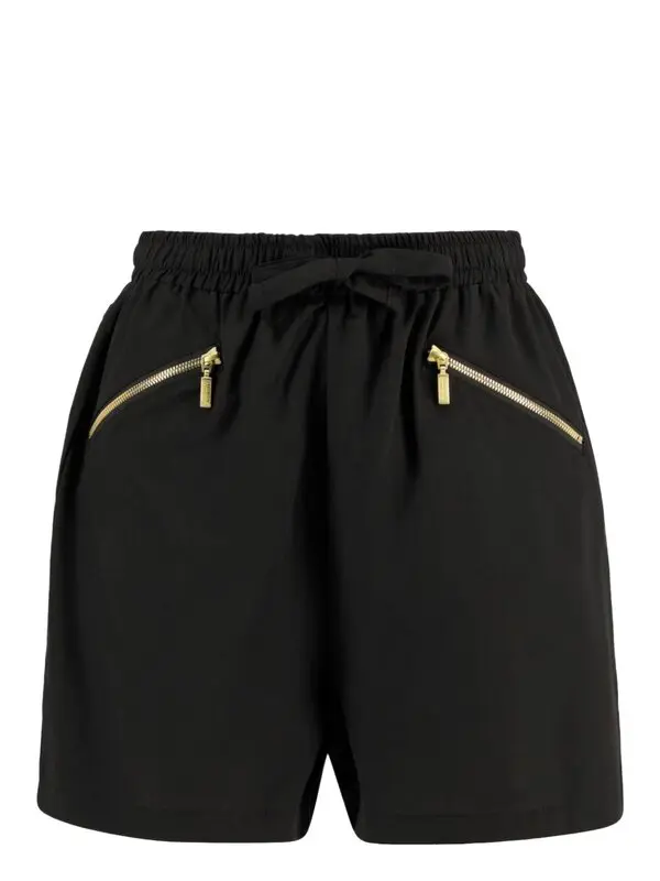 Barbour Elastic Waistband Shorts With Zip Pockets - Black