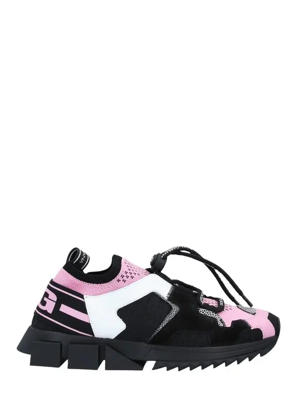 Dolce & Gabbana Color Block Sneakers - Black