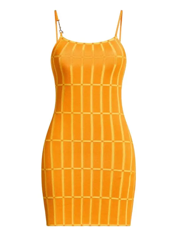 Jacquemus Sleeveless Bodycon Dress - Yellow