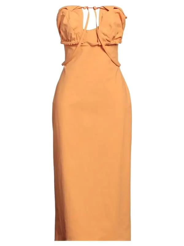 Jacquemus Sleeveless Maxi Dress - Orange