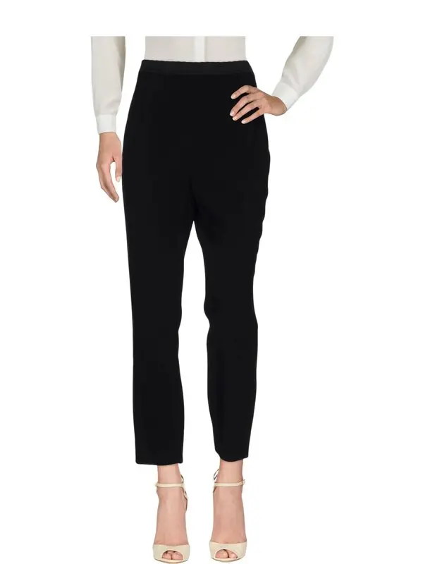 Dolce & Gabbana Solid Color Casual Pants - Black