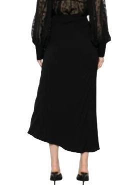 ERES Asymmetrical Midi Skirt - Black