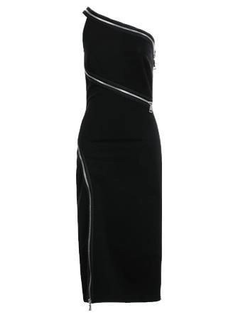Dolce & Gabbana Summer One-shoulder Dress - Black