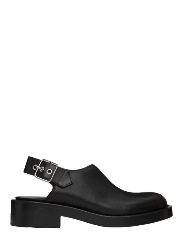 COURREGES Courrèges Gogo Block Heeled Mules - Black