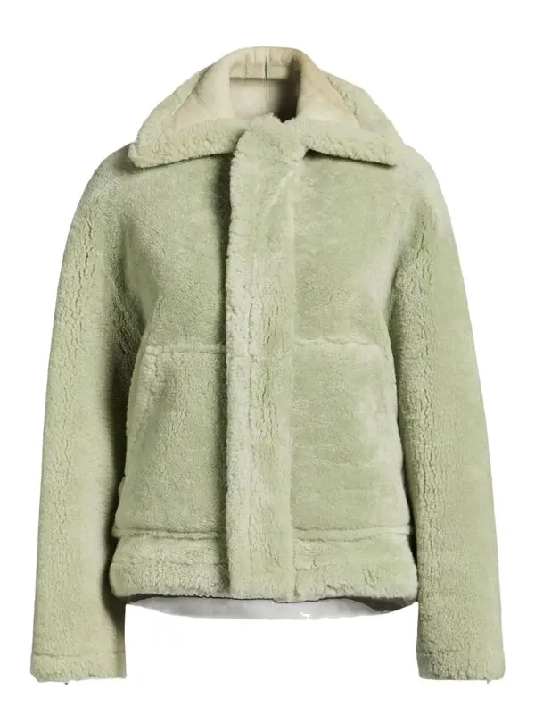 Jacquemus Long Sleeve Zip-up Coat - Green
