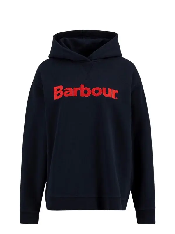 Barbour Hoodie - Black