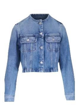 Citizens Of Humanity Cropped Denim Jacket - Blue