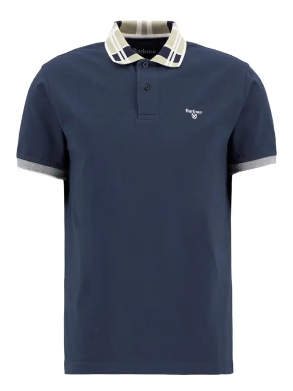 Barbour Logo Embroidered Polo Shirt - Black