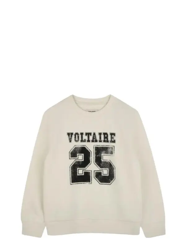 Zadig&Voltaire Logo Print Sweatshirt - Nude