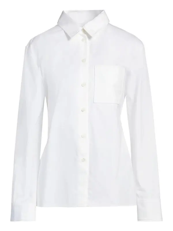 Jacquemus Long Sleeve Shirt With Sleeve Pockets - White