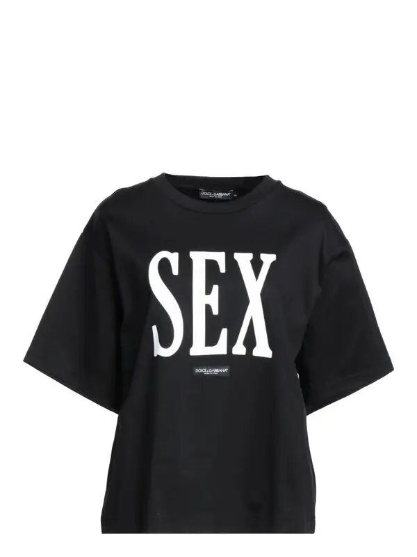 Dolce & Gabbana Printed T-shirt - Black