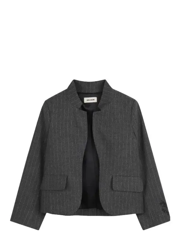 Zadig&Voltaire Pinstripe-print Blazer - Black