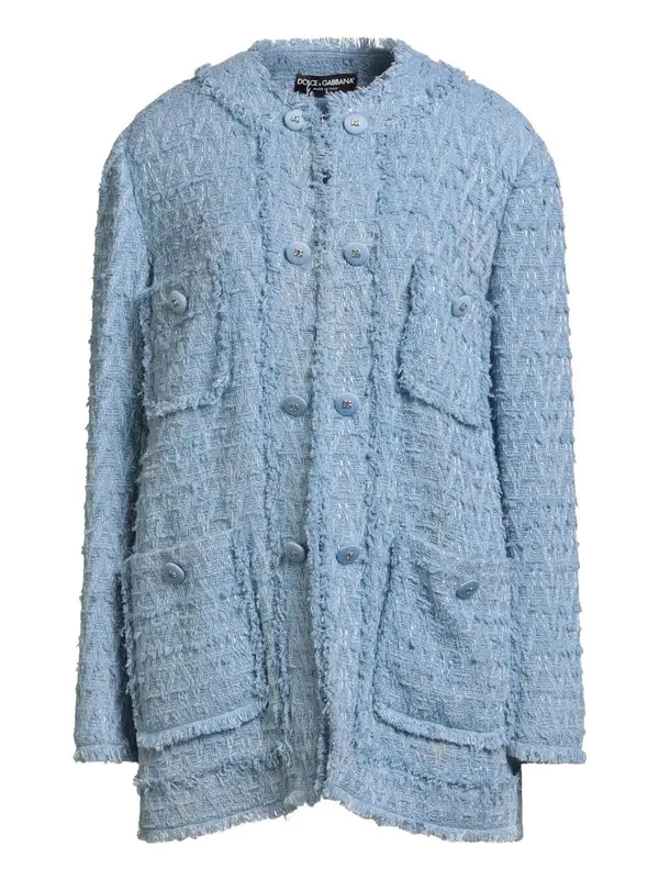 Dolce & Gabbana Solid Color Jackets - Blue