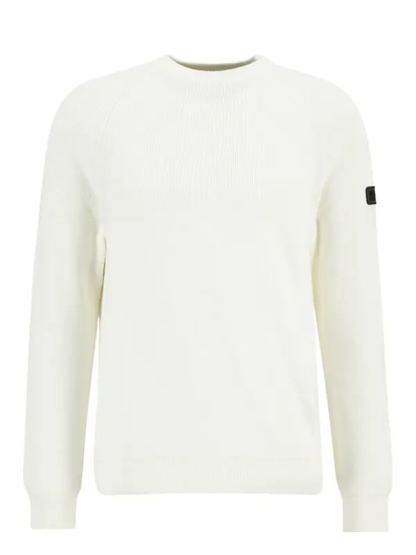 Barbour Monmouth Crew Neck Jumper - White