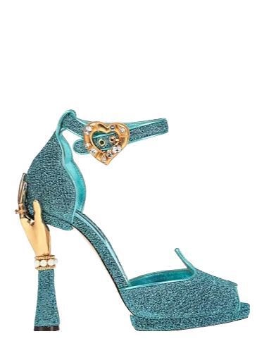 Dolce & Gabbana Minimalist Opentoe Highheels - Blue
