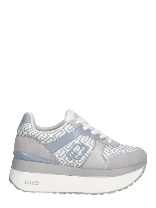 Liu Jo Logo-detail Platform Sneakers - Gray