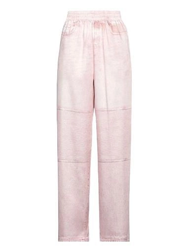 DIESEL® Solid Satin Wide Leg Pants - Pink