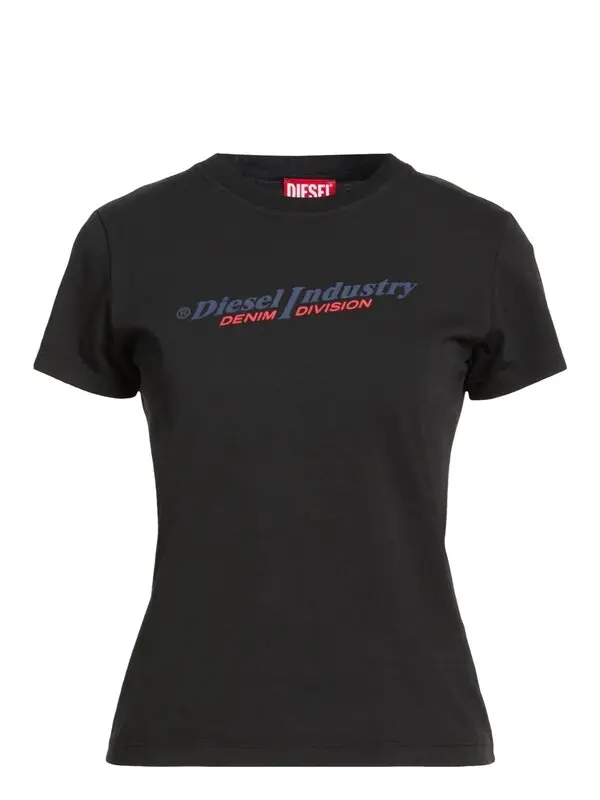 DIESEL® Printed Logo T-shirt - Black