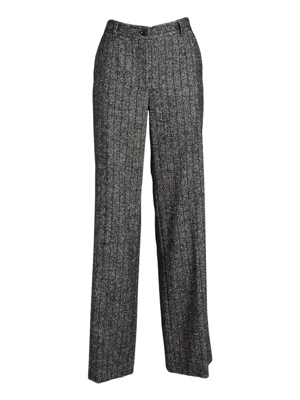 Dolce & Gabbana Solid Colour Casual Trousers - Dark Gray
