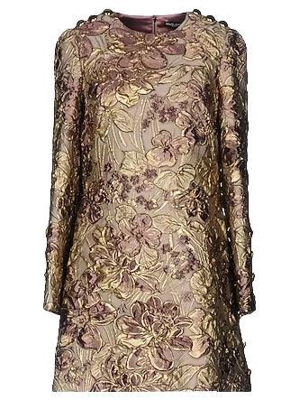 Dolce & Gabbana Floral Print Dress - Grey