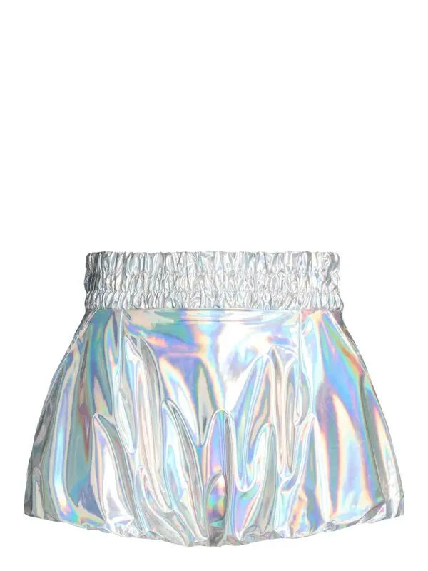 Dolce & Gabbana Iridescent Shell Hot Pants - Silver