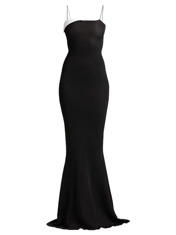 Jacquemus Sleeveless Knit Maxi Dress - Black