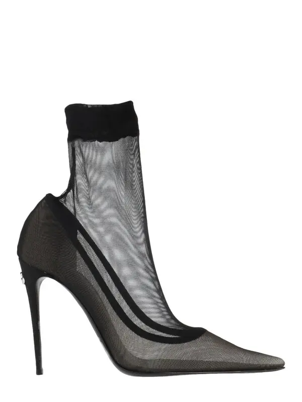 Dolce & Gabbana Sock Ankle Boots - Black