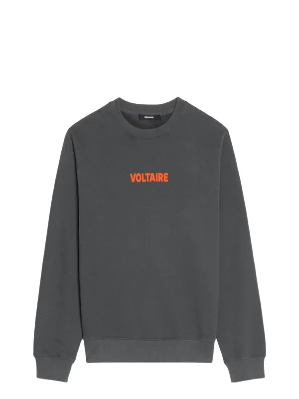 Zadig&Voltaire Aime Crew-neck Sweatshirt - Carbone