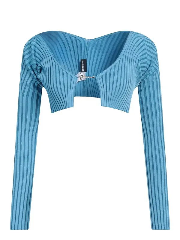 Jacquemus Solid Color Jumpers - Sky-blue