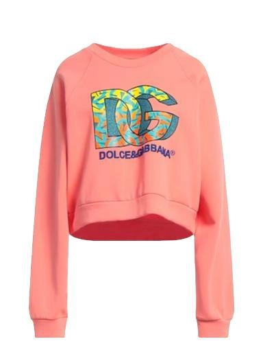 Dolce & Gabbana Printed Long Sleeve Sweatshirt - Pink
